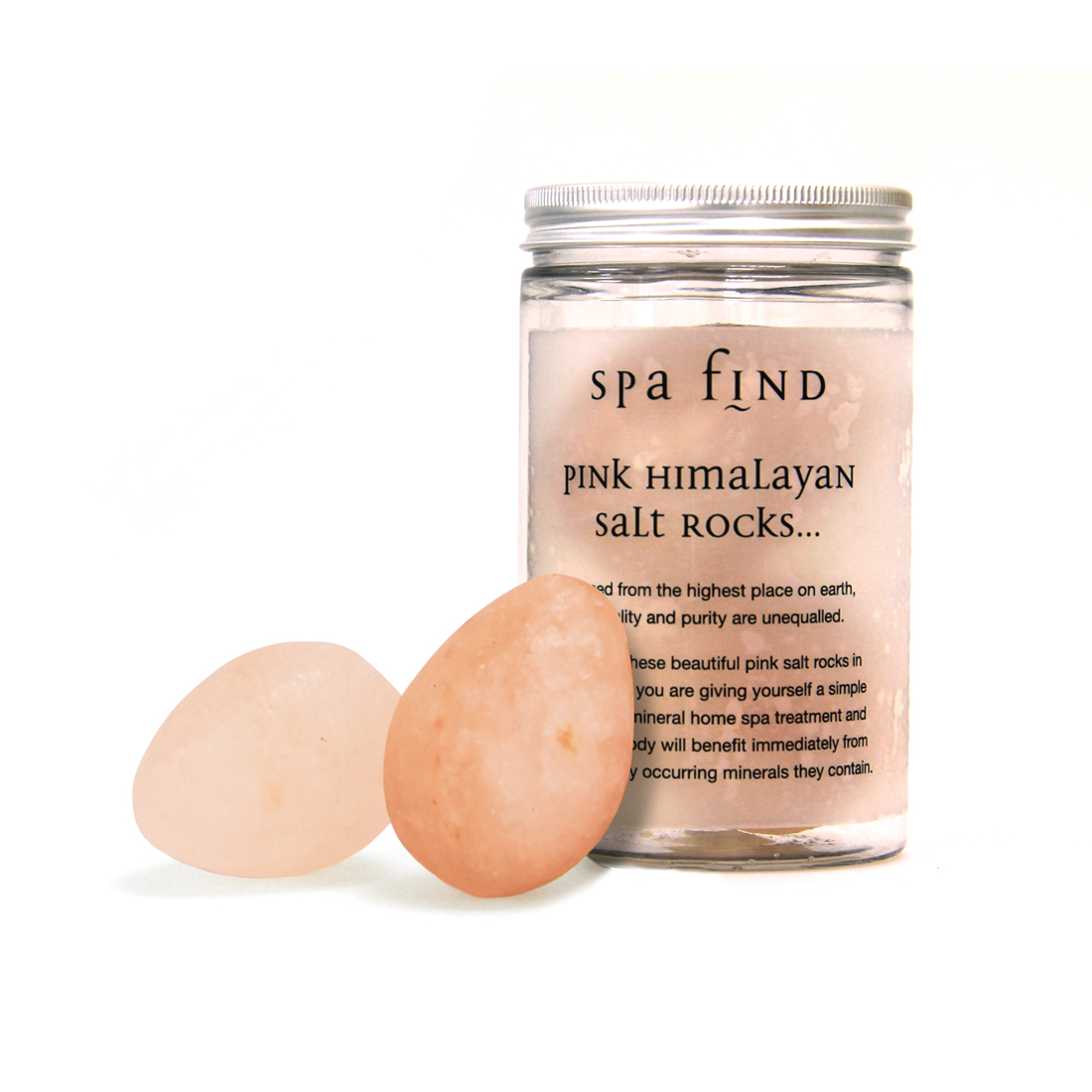 X2 Himalayan Hot Salt rocks in a Jar – Heart – The Edge